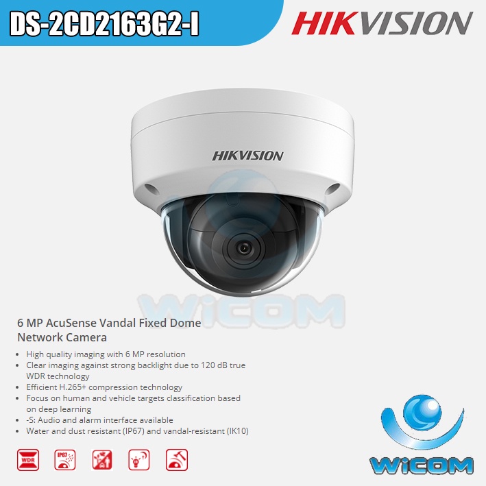 Jual Hikvision IP CAMERA 6MP DS-2CD2163G2-I CCTV | Shopee Indonesia