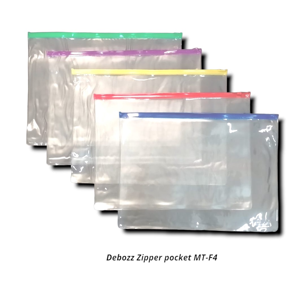 Jual MAP KLIP DOKUMEN PLASTIK TRANSPARAN ZIP FILE BAG FOLIO ZIPPER ...