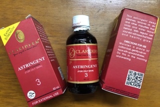 Jual [ORIGINAL]CLARIDERM ASTRINGENT 3 ALKOHOL / Toner Pembersih Wajah ...