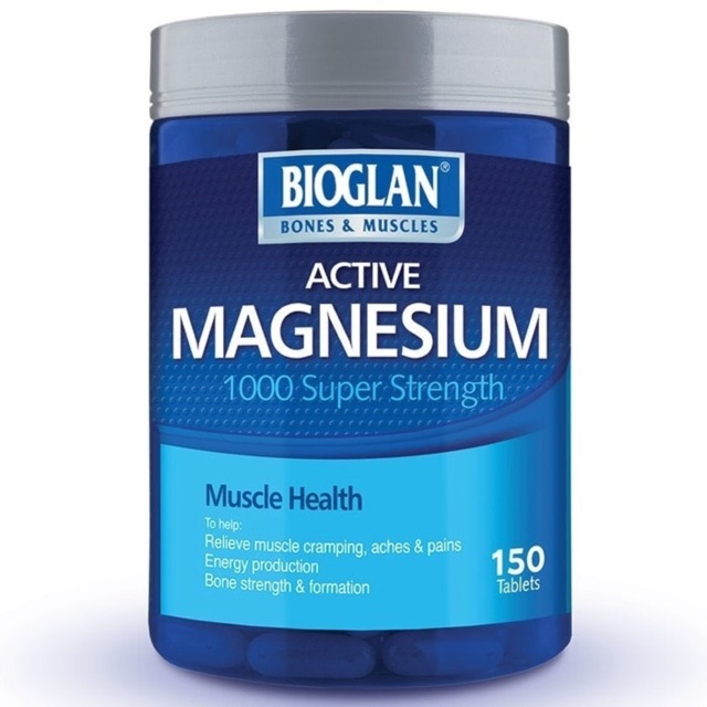Bioglan Active Magnesium 1000 isi 150 tablet | Shopee Indonesia