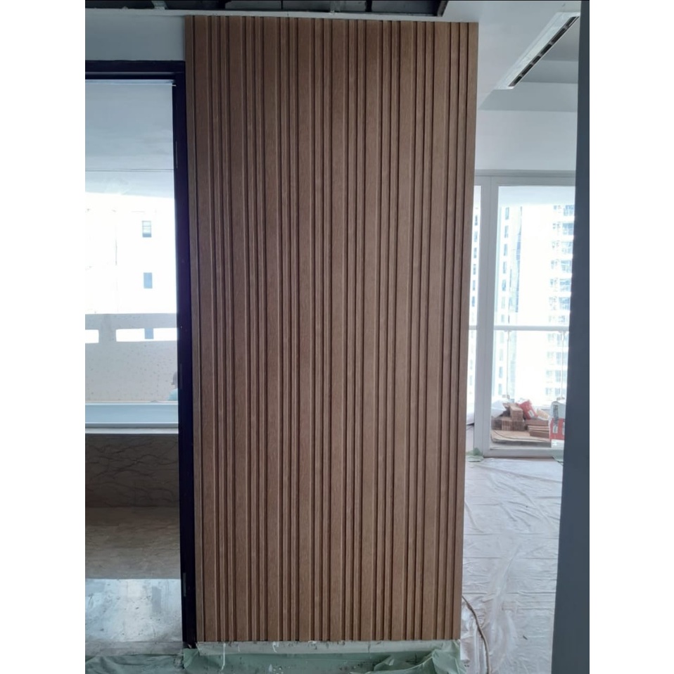 Jual Wall Panel BALIAN - Low Bar Natural Oak F01/ Panel Dinding ...