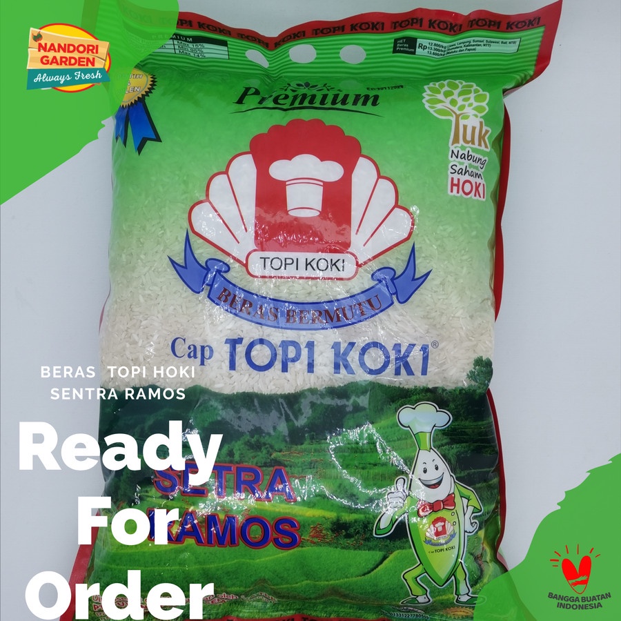 Jual Beras Setra Ramos Cap Top Koki 5kg | Shopee Indonesia