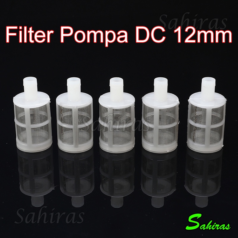 Jual FIlter Pompa DC Ukuran 12 mm / Saringan Selang Air Input Pompa DC ...