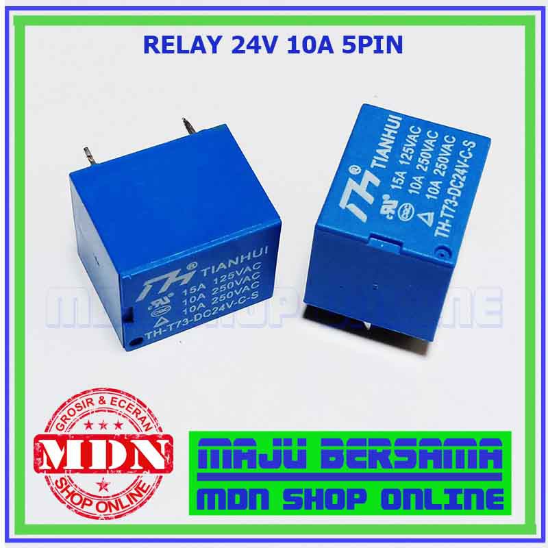 Jual Relay 24V 5 Pin 10A | Shopee Indonesia
