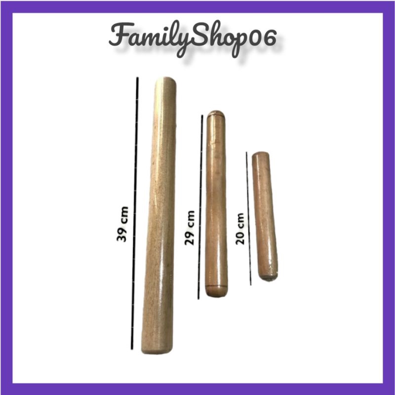 Jual Rolling pin kayu / roll perata adonan kue Indonesia|Shopee Indonesia