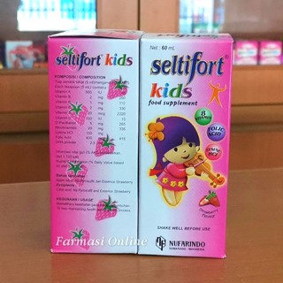 Jual Seltifort Kids Strawberry Jeruk Syrup 60 ml | Shopee Indonesia