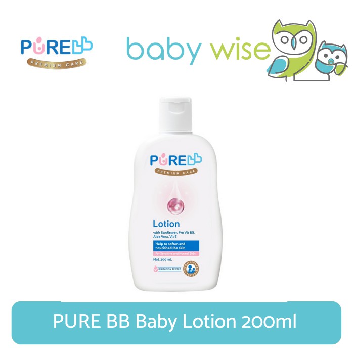 Jual PURE BB Baby Lotion 200ml Indonesia|Shopee Indonesia