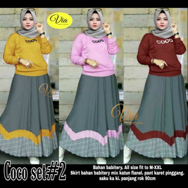 Jual Atasan + Rok (Setelan) | Shopee Indonesia