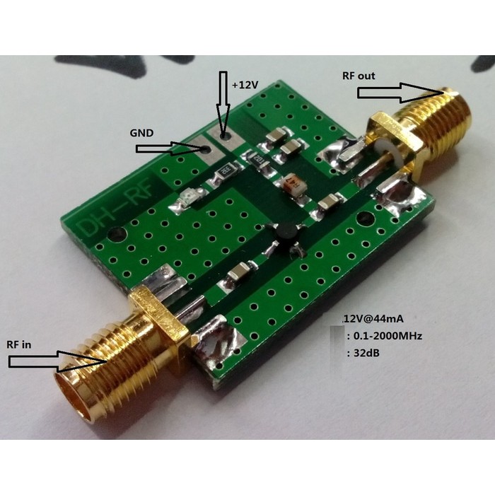 Wideband amplifier interface