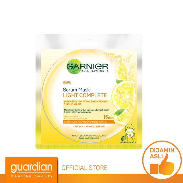 Jual Garnier Light Complete Serum Mask 1 Pcs | Shopee Indonesia