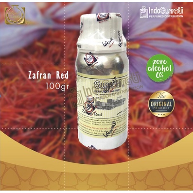 Jual Parfum Zafran Red Surrati Zafaron Japaron Merah 100gr Indonesia ...