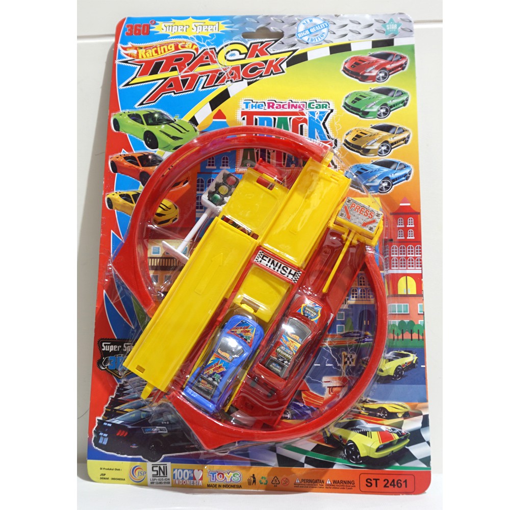 Jual Mainan mobil track balap set - RACING Car TRACK ATTACK - ST-2461 ...