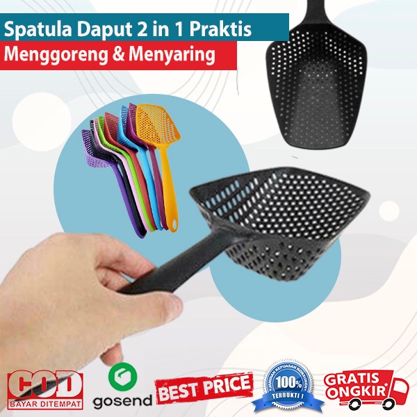 Jual Alat Spatula Goreng 2 in 1 Menggoreng dan Menyaring Masakan Fry ...