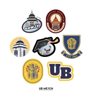 Jual [KOSTIN03] Sticker Universitas Brawijaya Indonesia|Shopee Indonesia