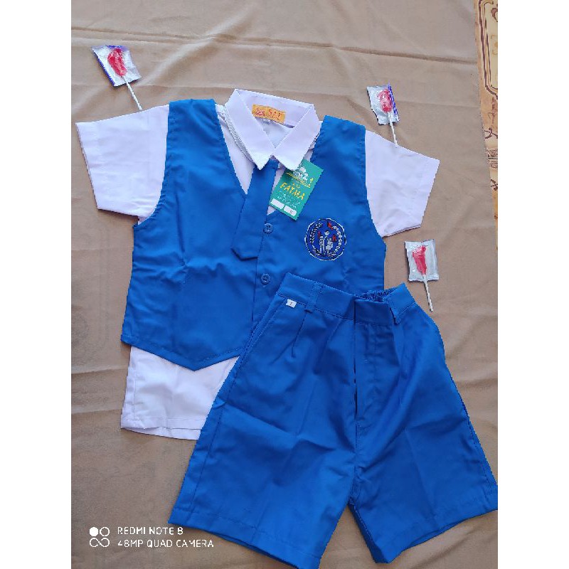 seragam tk nasional seragam PAUD seragam biru putih seragam sekolah ...