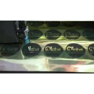 Jual CETAK STIKER GOLD EMAS / PRINT LABEL KEMASAN / STICKER EMAS ...