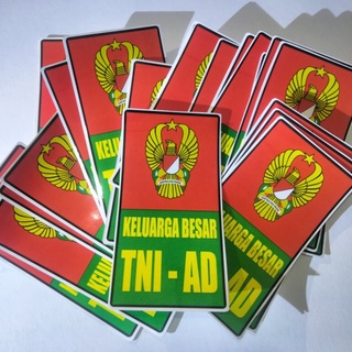 Jual Stiker keluarga besar tni ad,stiker tentara,stiker army,stiker ...