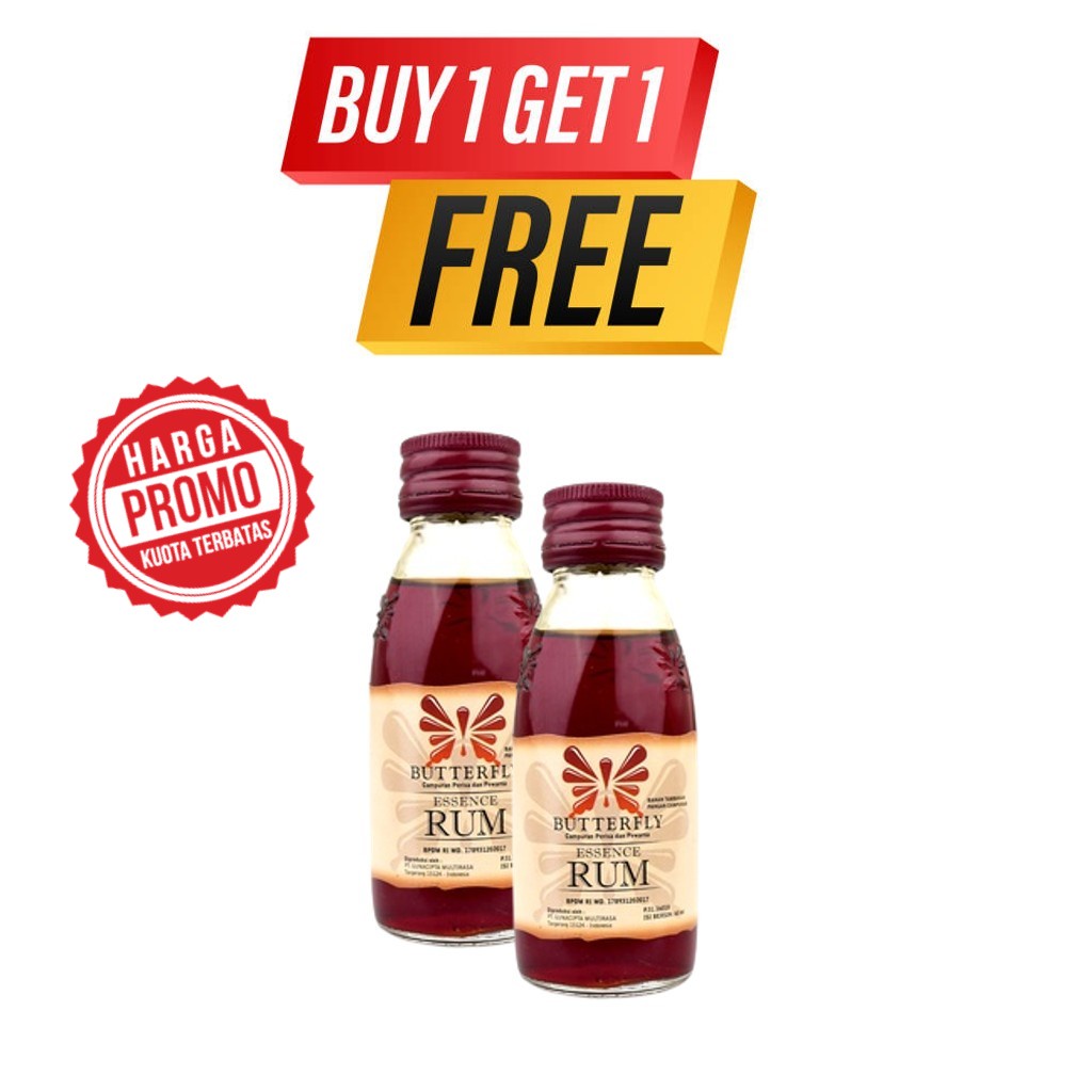Jual Butterfly Essence Rhum Rum Jamaica Koepoe Koepoe 60 ml Indonesia ...