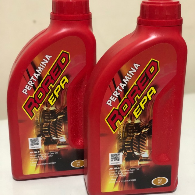 Pertamina Rored EPA SAE 90 API GL-4 1 Liter | Shopee Indonesia