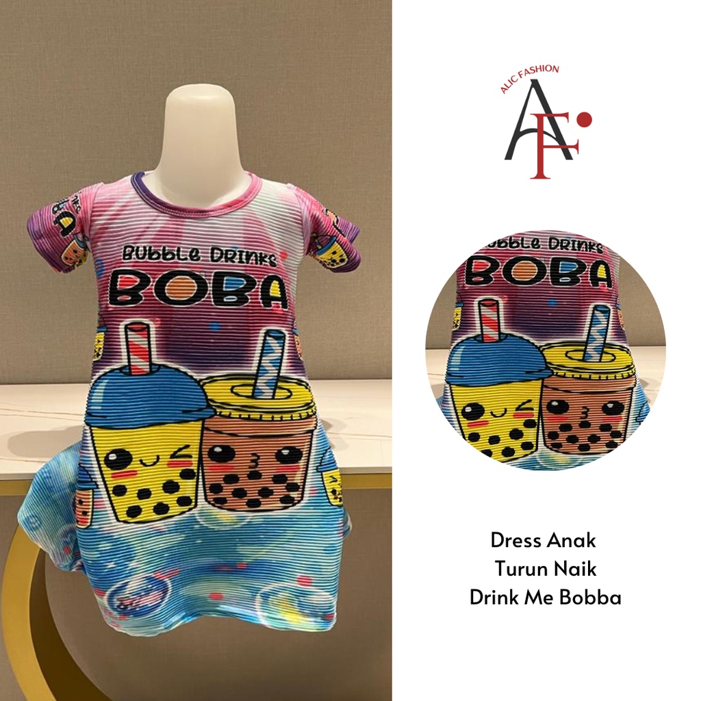 Jual [4-7 Tahun] Dress Turun Naik Anak Viral Terlembut dan Ternyaman ...