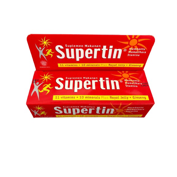 Jual Suplemen Makanan Supertin (1box isi 6 Strip) Indonesia|Shopee ...