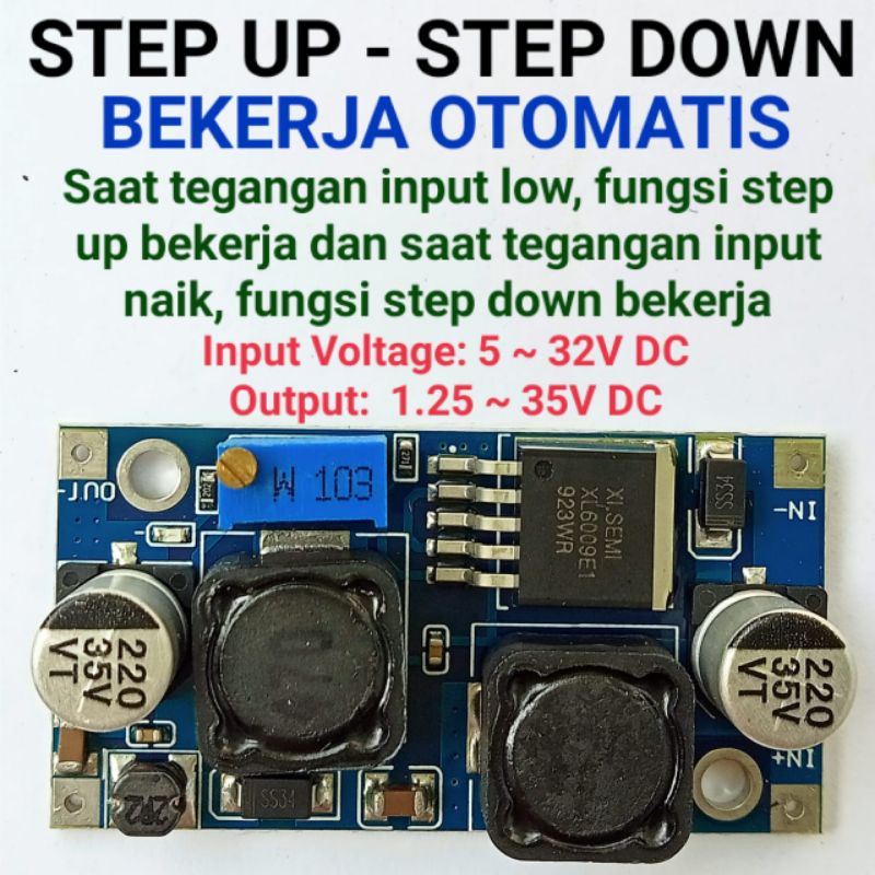 Jual Step up step down otomatis, DC to DC, XL6009E1 ~ 4A | Shopee Indonesia