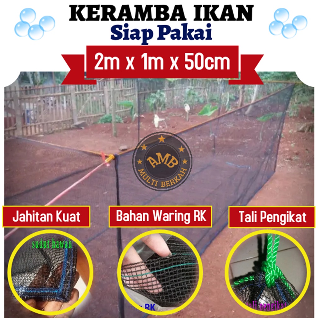 Jual Keramba Ikan Hapa Jaring Ikan Karamba Bahan Waring Ukuran 2m x 1m ... Jual Keramba Ikan Hapa Jaring Ikan Karamba Bahan Waring Ukuran 2m x 1m ...