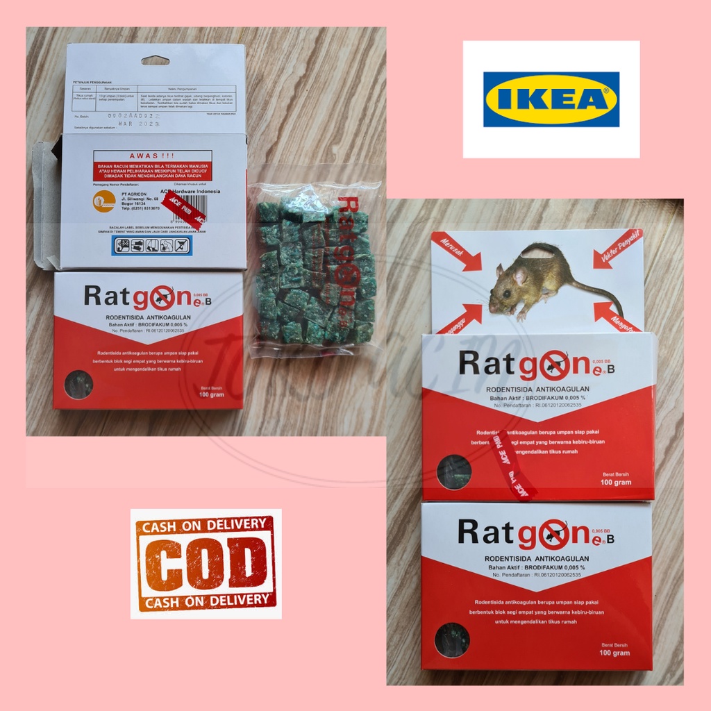 Jual Racun Tikus RATGON Mati Kering Tidak Meninggalkan Bau Bangkai ...