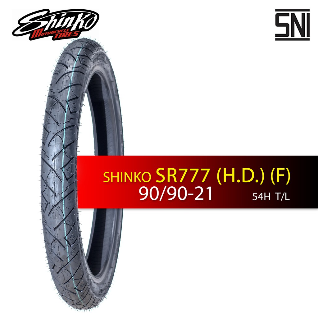 Jual Shinko SR777 (F) 90/90-21 Black (54H) (T/L) | Shopee Indonesia