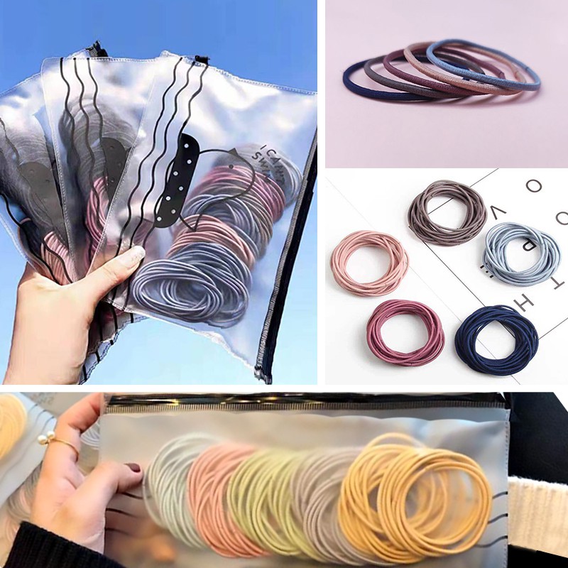 Ikat Rambut Seamless Gaya Korea elastisitas Untuk Wanita/ ikat rambut ...