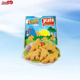 Jual Hato dino nugget chicken 500 gr original naget ayam beku karakter dinosaurus | Shopee Indonesia