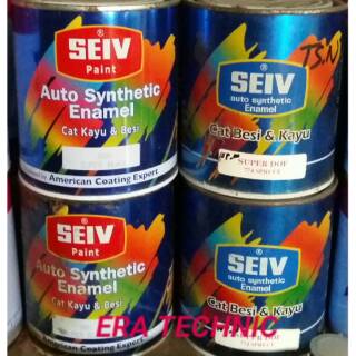 Jual CAT SEIV/ AUTO SYNTHETIC ENAMEL/ CAT KAYU DAN BESI/ TERSEDIA WARNA ...