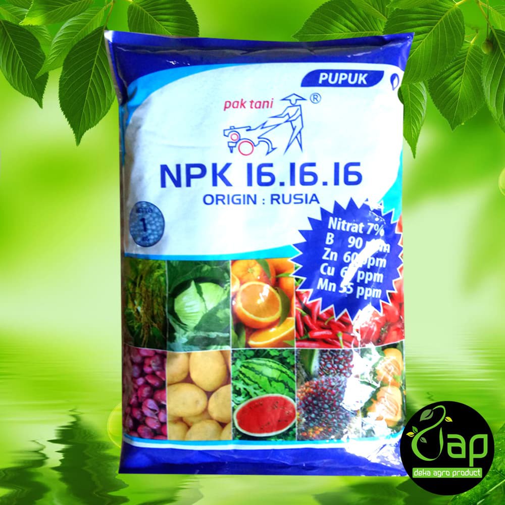 Jual kemasan pabrik PUPUK NPK. 16.16.16 ORIGIN RUSIA pak tani 1KG | Shopee Indonesia