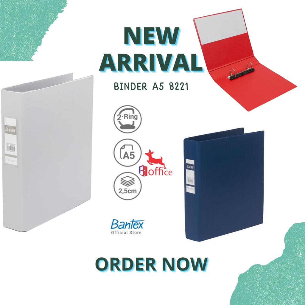Jual Bantex Ring Binder A5 8221 / 2 Ring 25mm | Shopee Indonesia