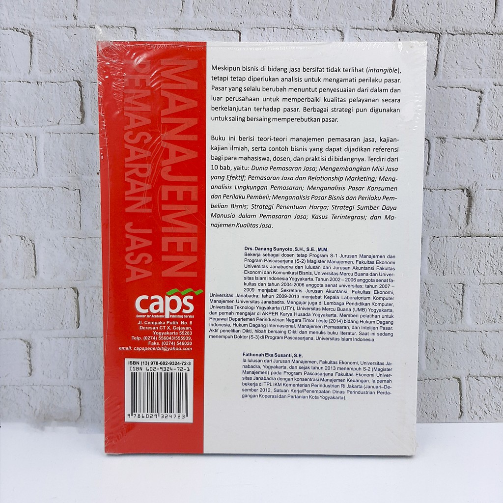 Download Manajemen Pemasaran Jasa Merencanakan Mengelola - Danang Sunyoto - Karna Buku Aku Pintar