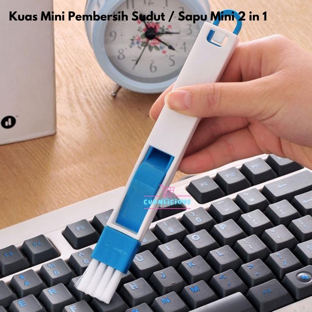 Jual Kuas Mini Pembersih Sudut / Sapu Mini 2 in 1 / Sapu keyboard ...