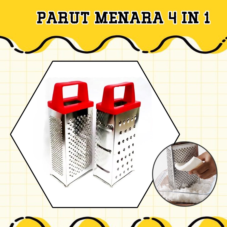 Jual parut menara 4in1 / parut serba guna / parut murah | Shopee Indonesia