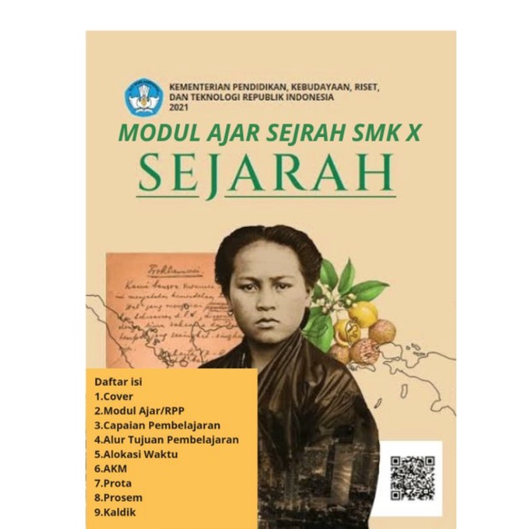 Jual Modul Ajar SMK Sejarah Kelas X Kurikulum Merdeka 2022 | Shopee ...