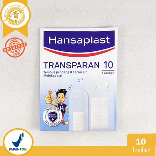 Jual HANSAPLAST TRANSPARAN (10 LEMBAR) / PLASTER / PLESTER | Shopee Indonesia