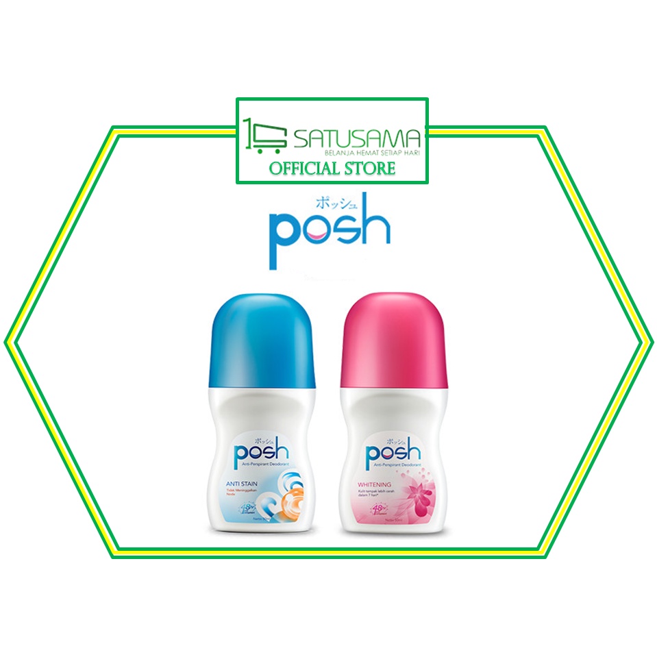 Jual POSH DEODORAN ROLL ON 50 ML | Shopee Indonesia