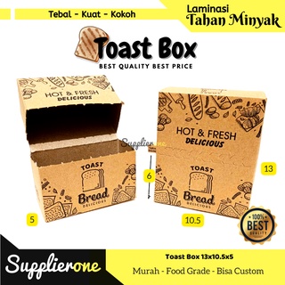Jual Toast Box / Toast Tray / Dus Roti Bakar / Box Roti Toast / Kemasan ...