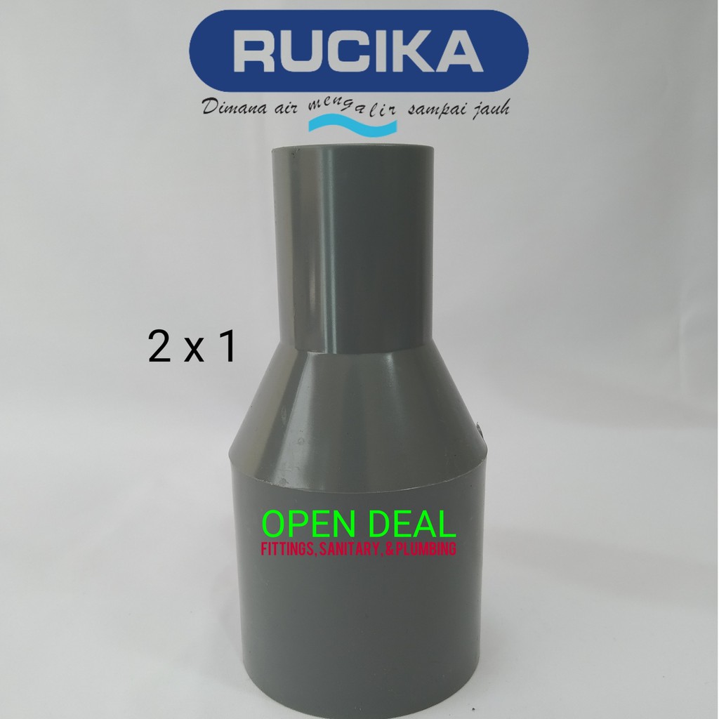 Jual Vlok Sok AW 2 x 1 in RUCIKA / Plok Sok PVC / Reducer Sock 2 x 1 ...
