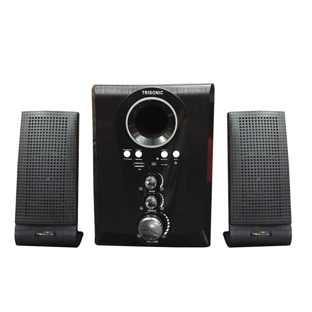 Jual Trisonic speker multimedia standar 2.1 radio-blutut-standar ...