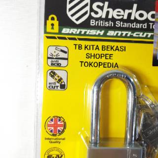 Jual GEMBOK SHERLOCK 40 MM LONG ANTI CUT/ GEMBOK SHERLOCK 40 MM PANJANG ...