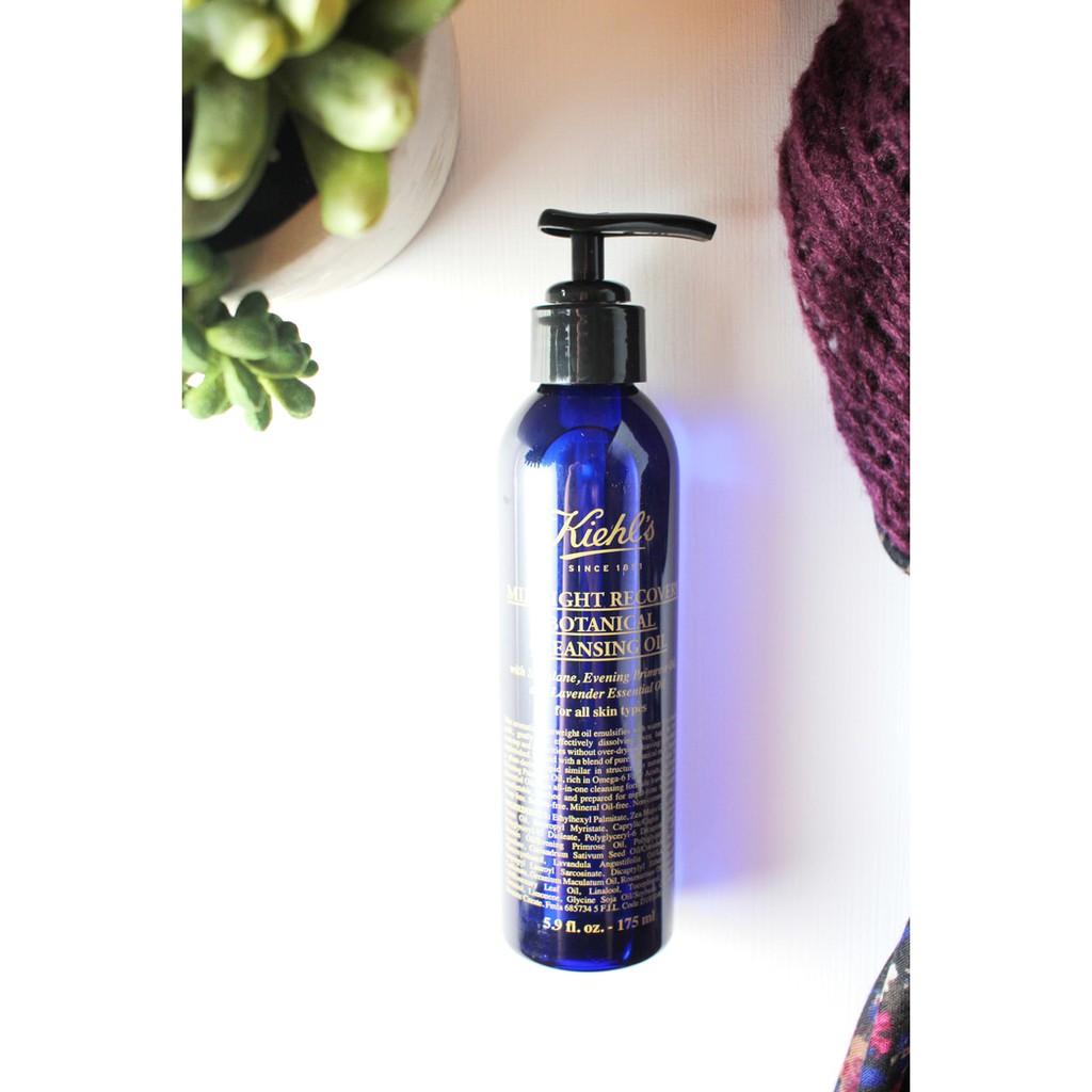 Jual Kiehl's Midnight Recovery Botanical Cleansing Oil 175ml | Shopee ... Jual Kiehl's Midnight Recovery Botanical Cleansing Oil 175ml | Shopee ...