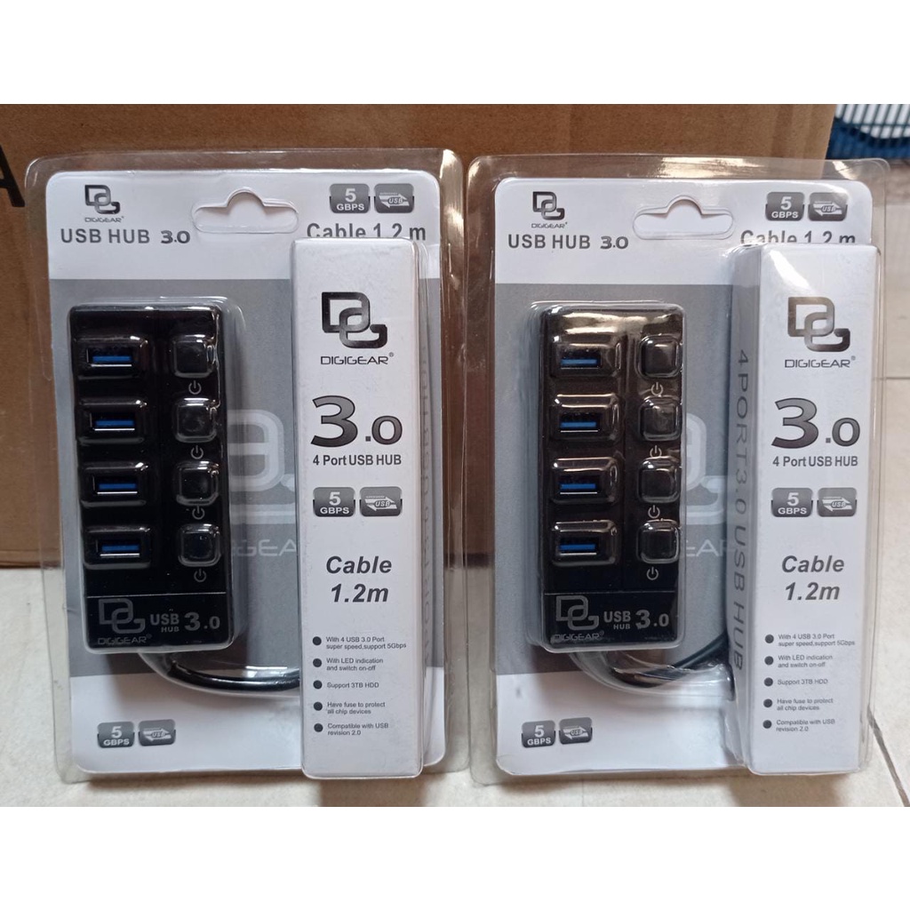 Jual USB HUB 4 Port Digigier USB 3.0 USB CABANG | Shopee Indonesia
