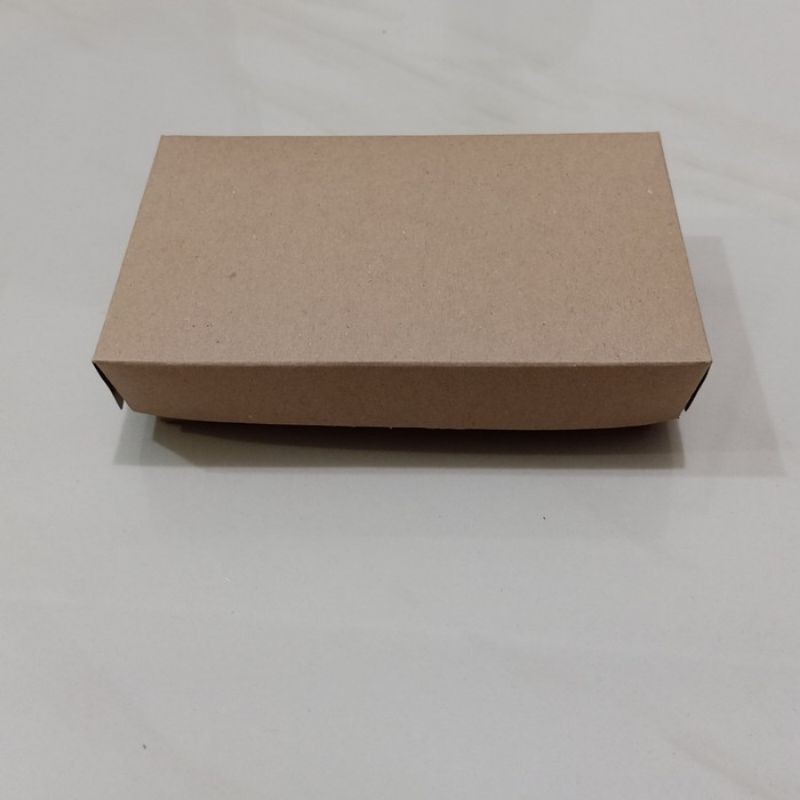 Jual Kraft Lunch Box Ukuran L-Paper Lunch Box Ukuran L (isi 100 pcs ...