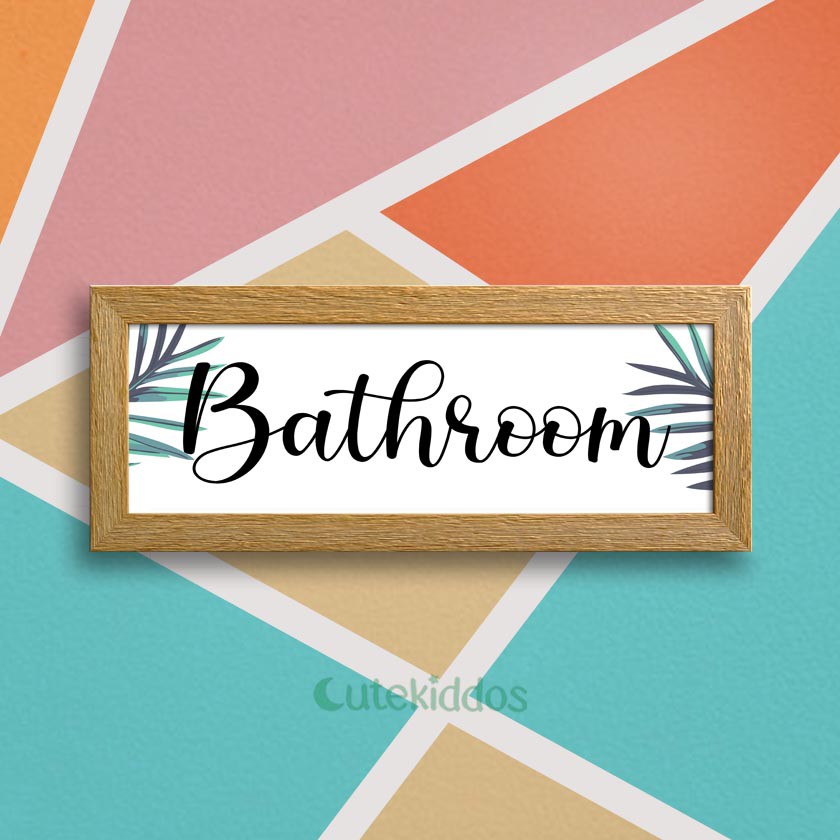 Jual Wall Decor Papan Tanda Dekorasi Kamar Mandi Tulisan BathRoom Sign ...