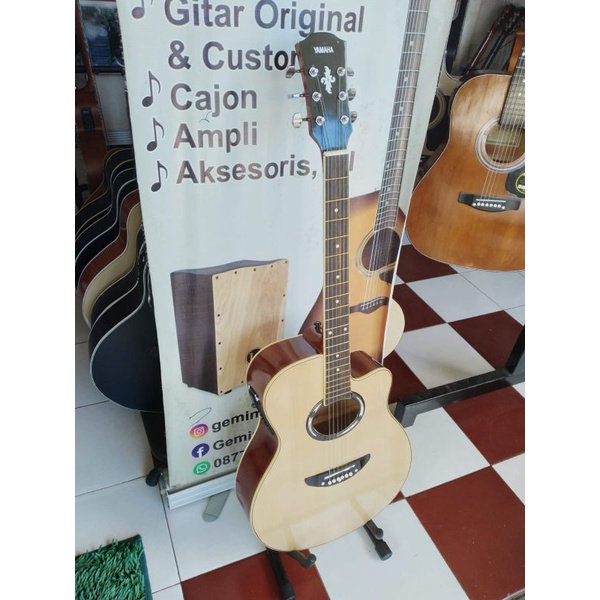 Jual Gitar Yamaha ApX 500ii Akustik Elektrik Tanam Besi Jumbo Indonesia|Shopee Indonesia