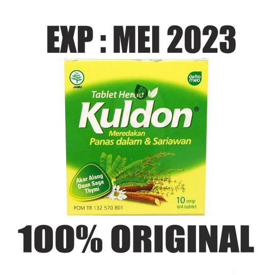 Jual Kuldon Strip / Kuldon Panas Dalam & Sariawan (Isi 4 Tablet ...